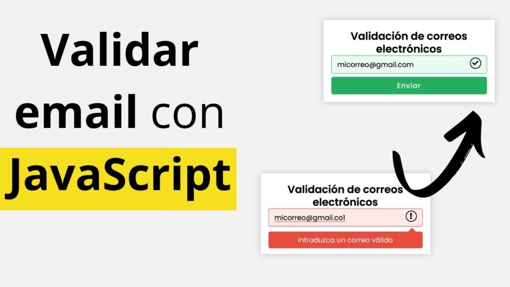 Cómo validar direcciones de correo electrónico en JavaScript
